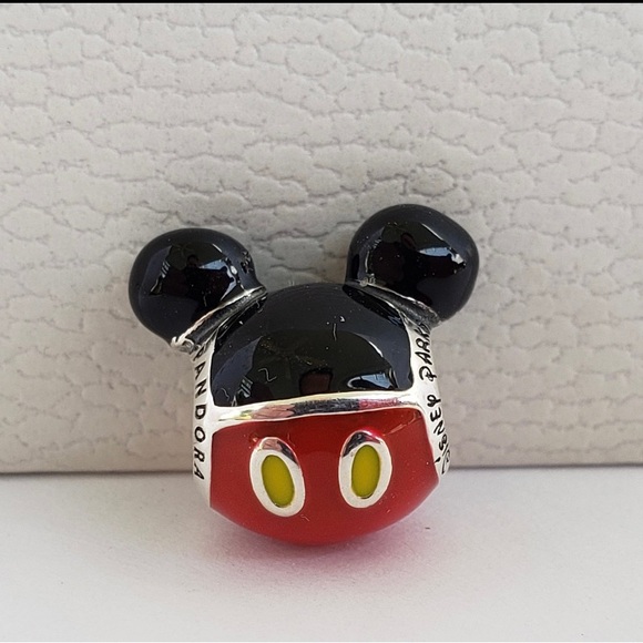 Pandora | Jewelry | Pandora Mickey Mouse Playful Charm Wbox | Poshmark